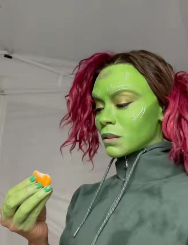 Gamora's life was hard on the set. In order to lose weight, she could ...