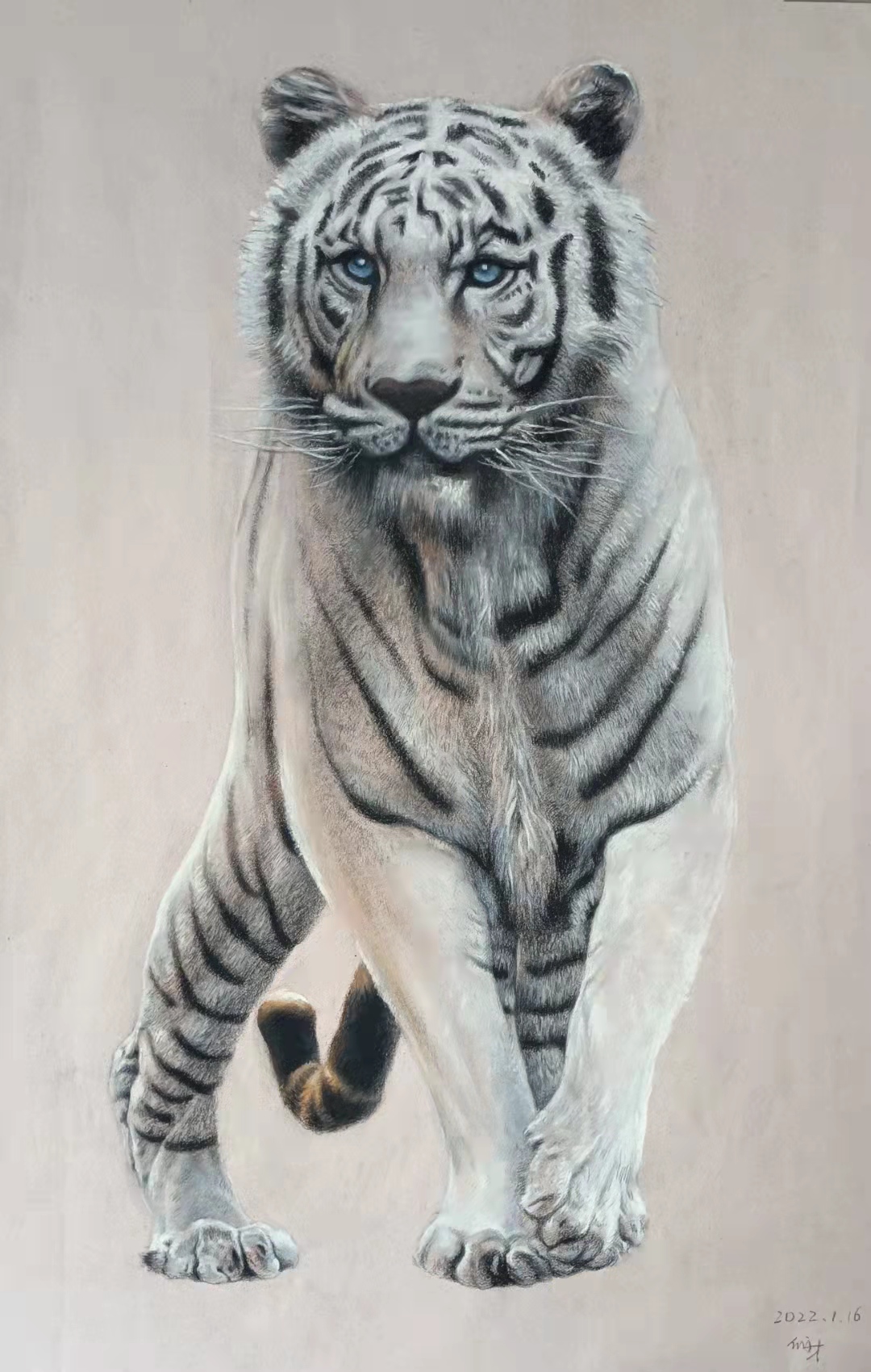 Financial Artists "Tiger New Year Paintings Tiger Tigers Live Powerful ...