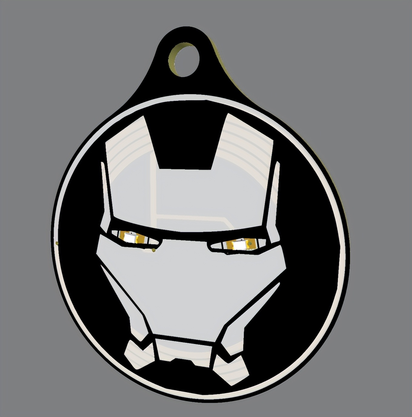Use PCB board to draw an Iron Man (electronic hardware) - iNEWS
