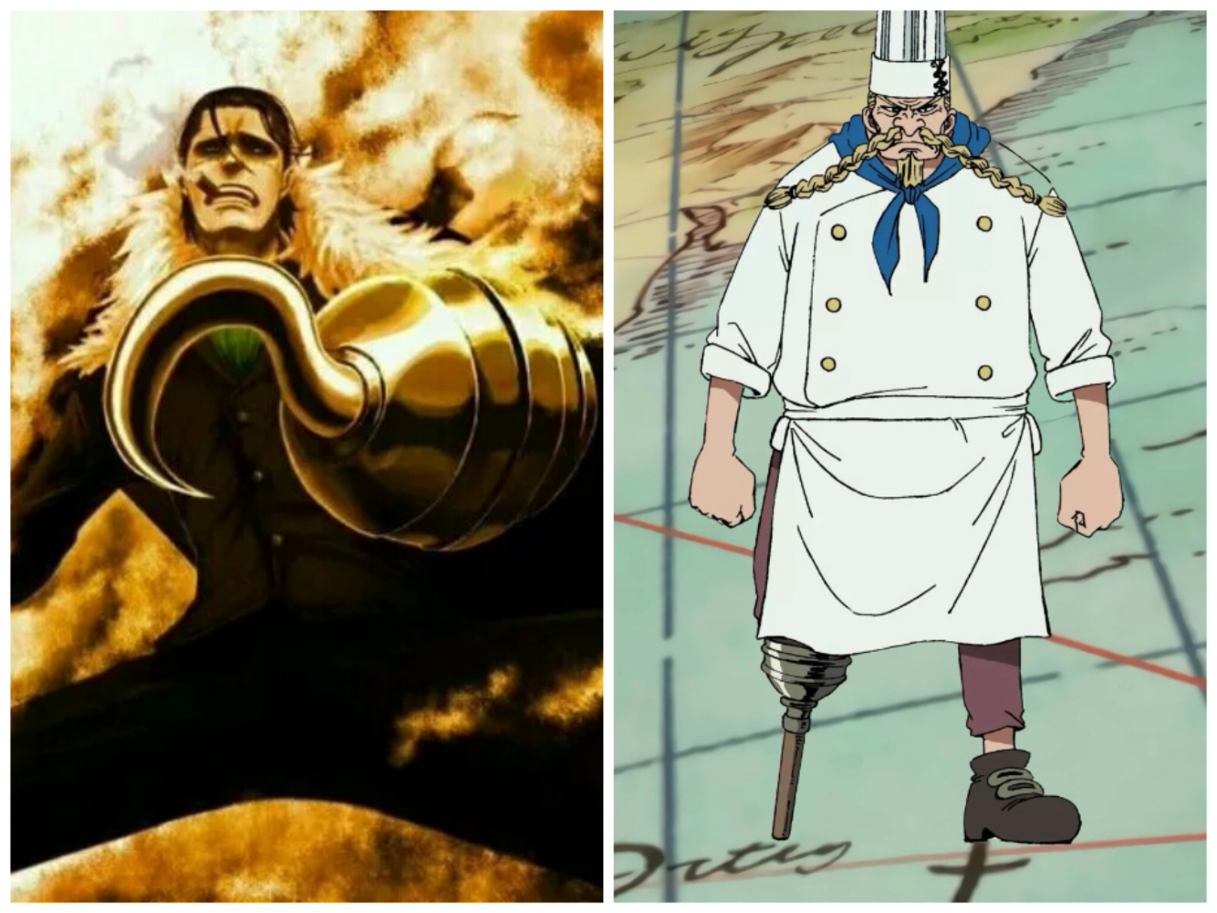 [One Piece of Fantasy] The Burned Man and the One-Eyed Man in One Piece ...