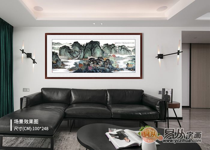 Home hanging painting inventory Xu Jill landscape painting each has a ...