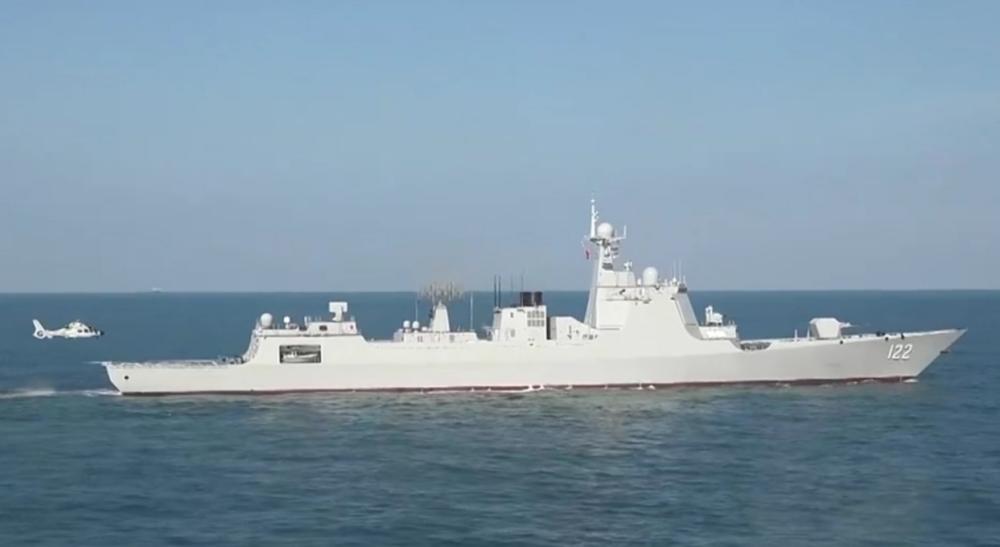Foreign media revealed that China's Type 057 stealth destroyer, Shuai ...