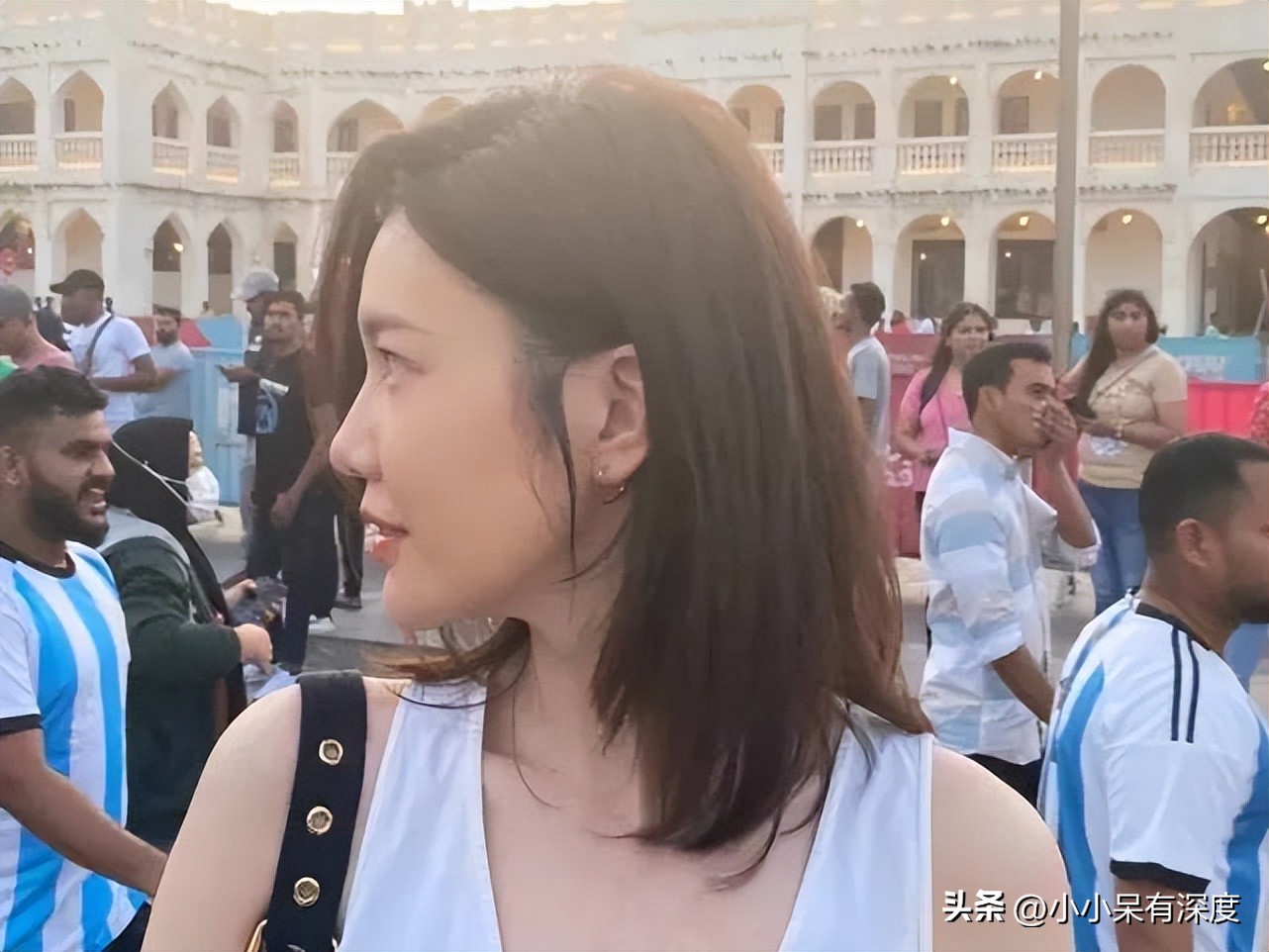 A recent photo of Liu Yuxi, she is known as the most beautiful sports ...