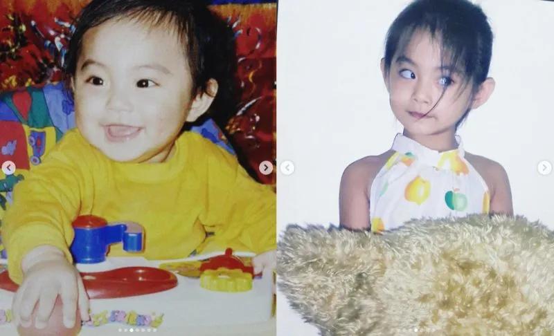 Zhou Ziyu's bathing photos exposed when she was a child! 1.4 million ...