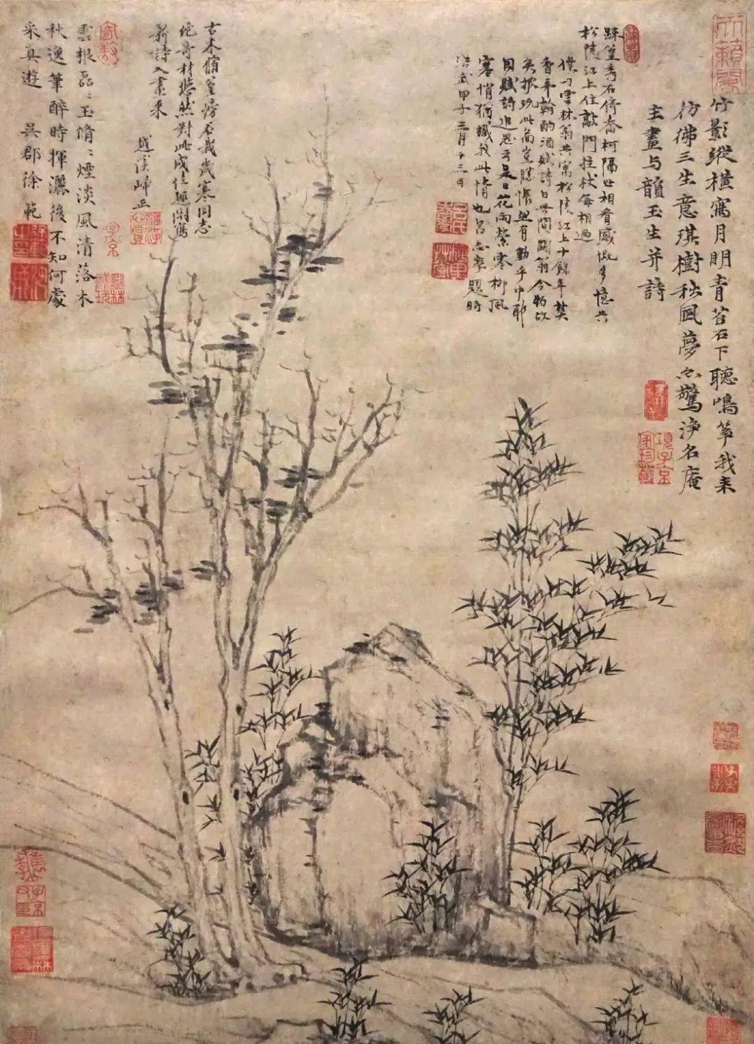 Beautiful Bamboo and Stone: Ni Zan's Art Research! - iMedia