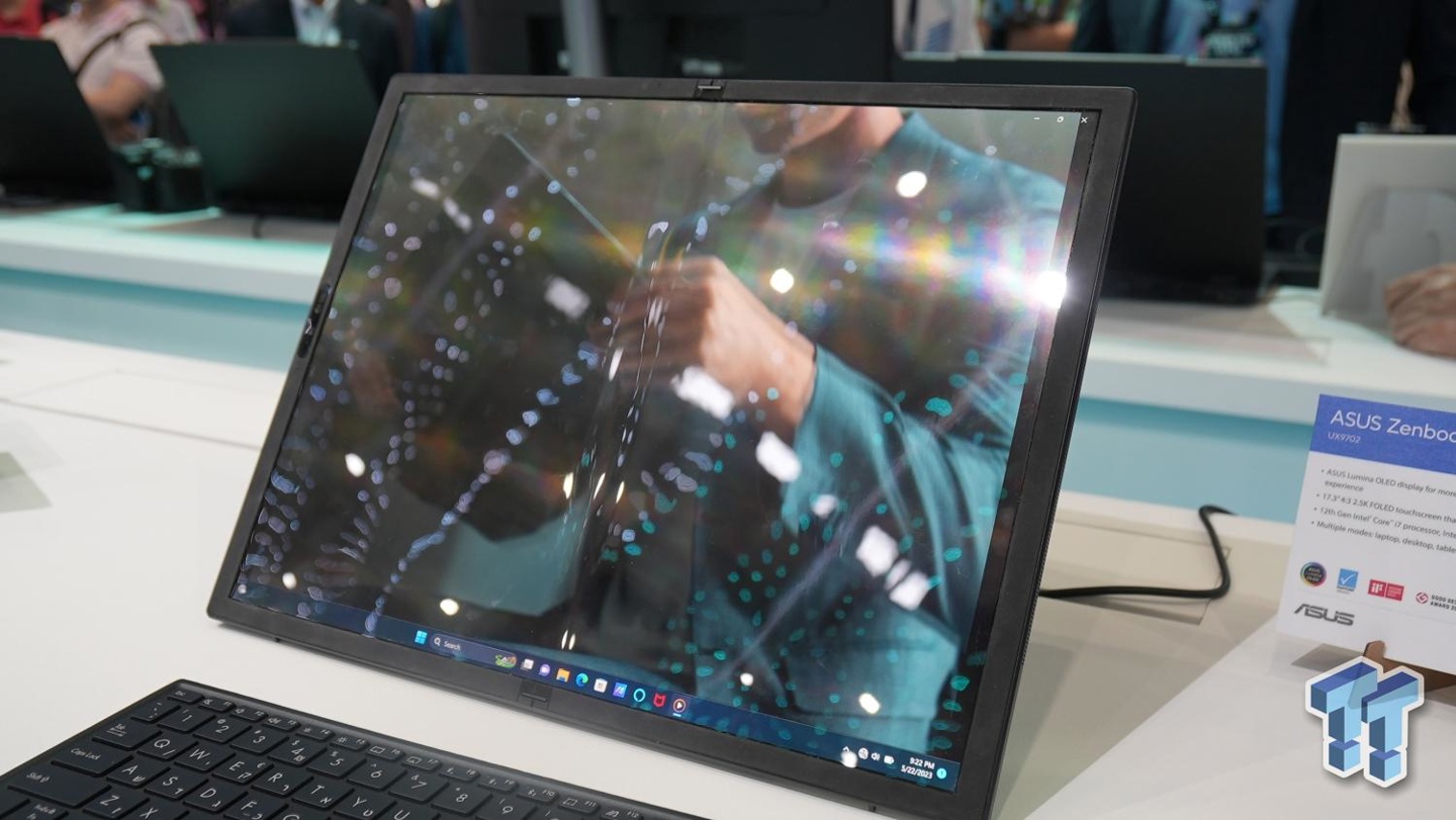 Asus shows off Zenbook 17 Fold OLED notebook - iNEWS
