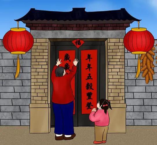 The correct way to paste the Spring Festival couplets is actually like ...