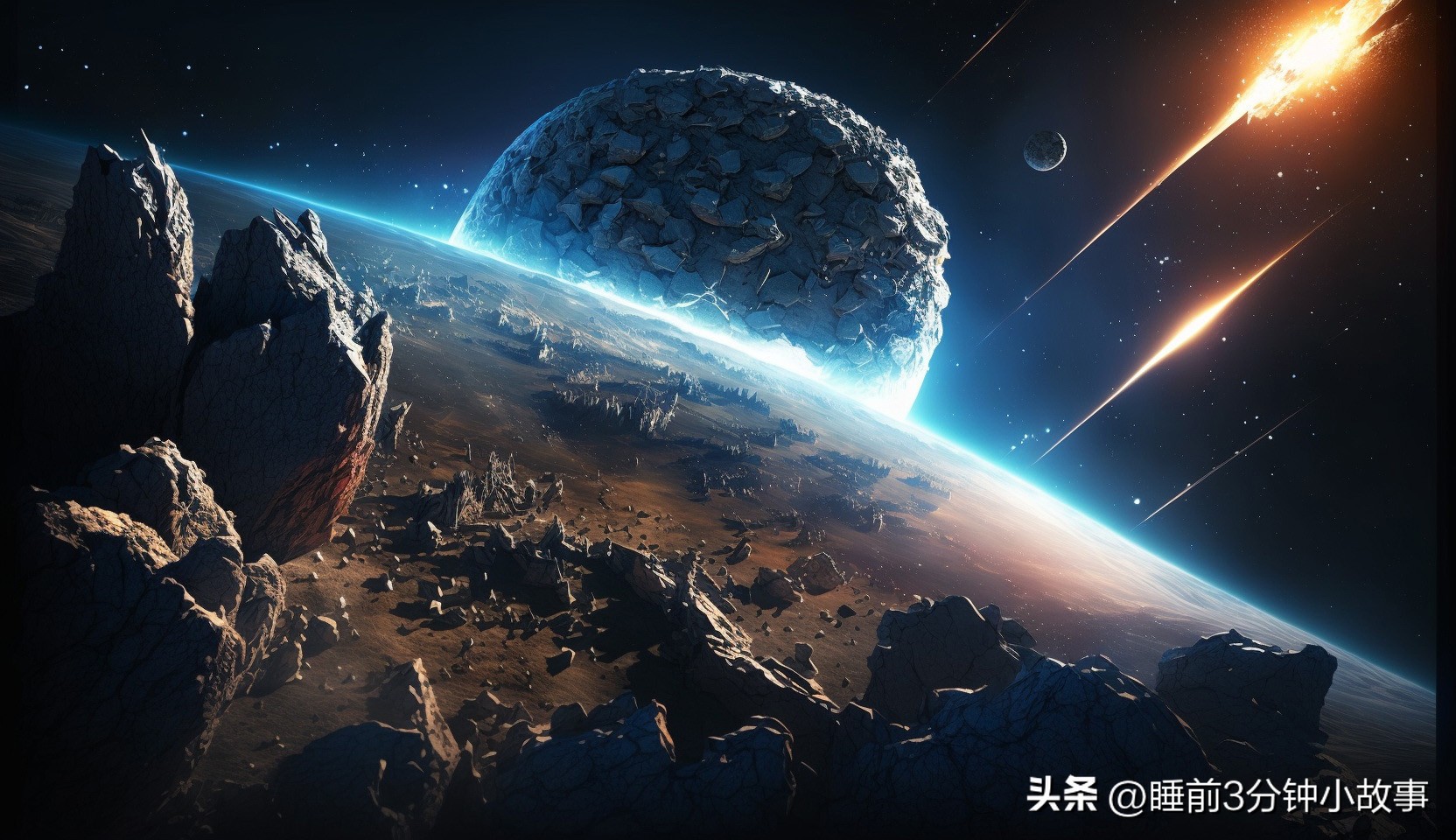 How did the Earth collide with asteroids and comets? The Earth ...