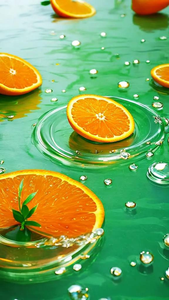 Beautiful, clear, bright, refreshing and soothing orange wallpaper - iNEWS