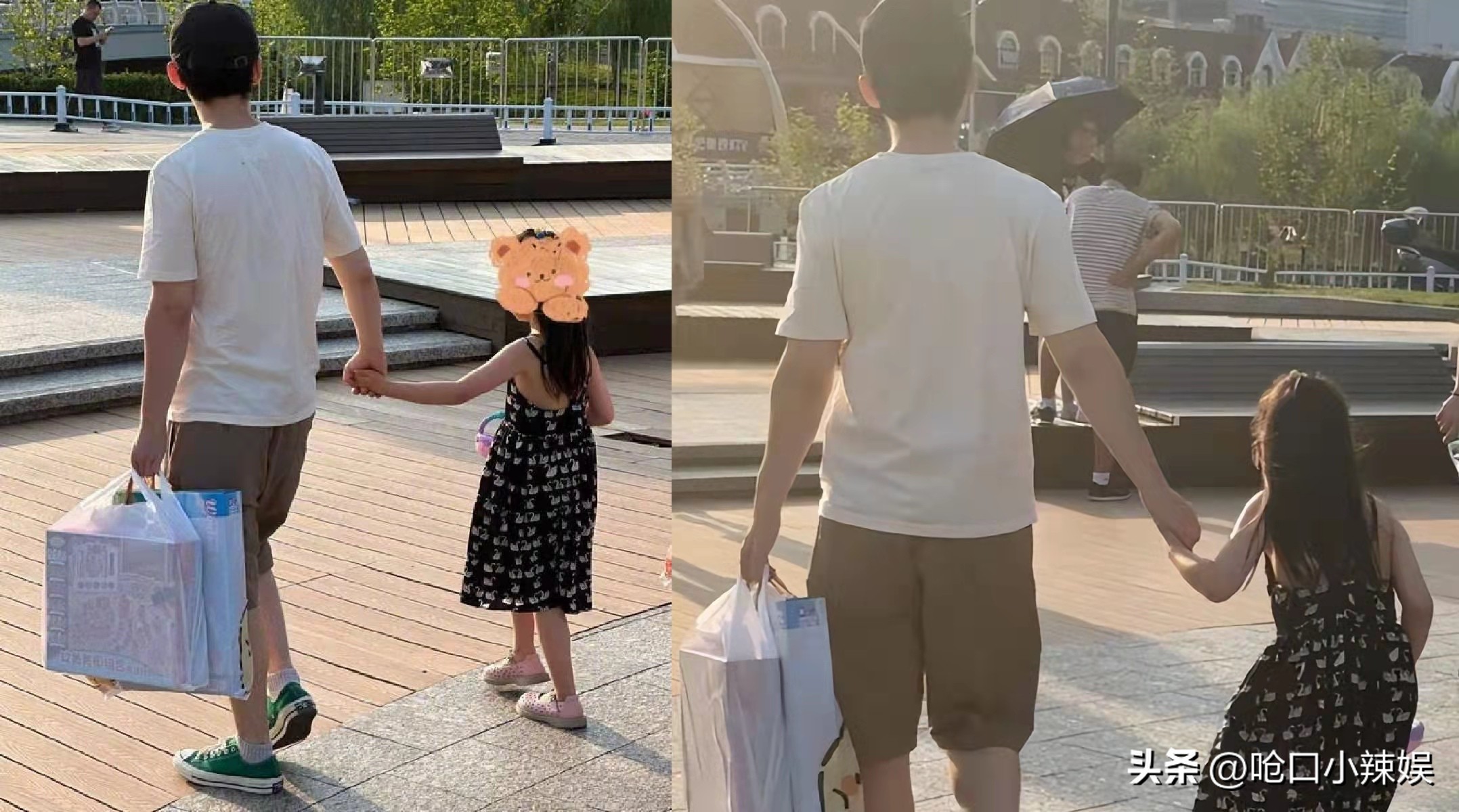 Dong Zijian takes his daughter out on the street! 6-year-old Dafu is as sweet as a model, and he ...