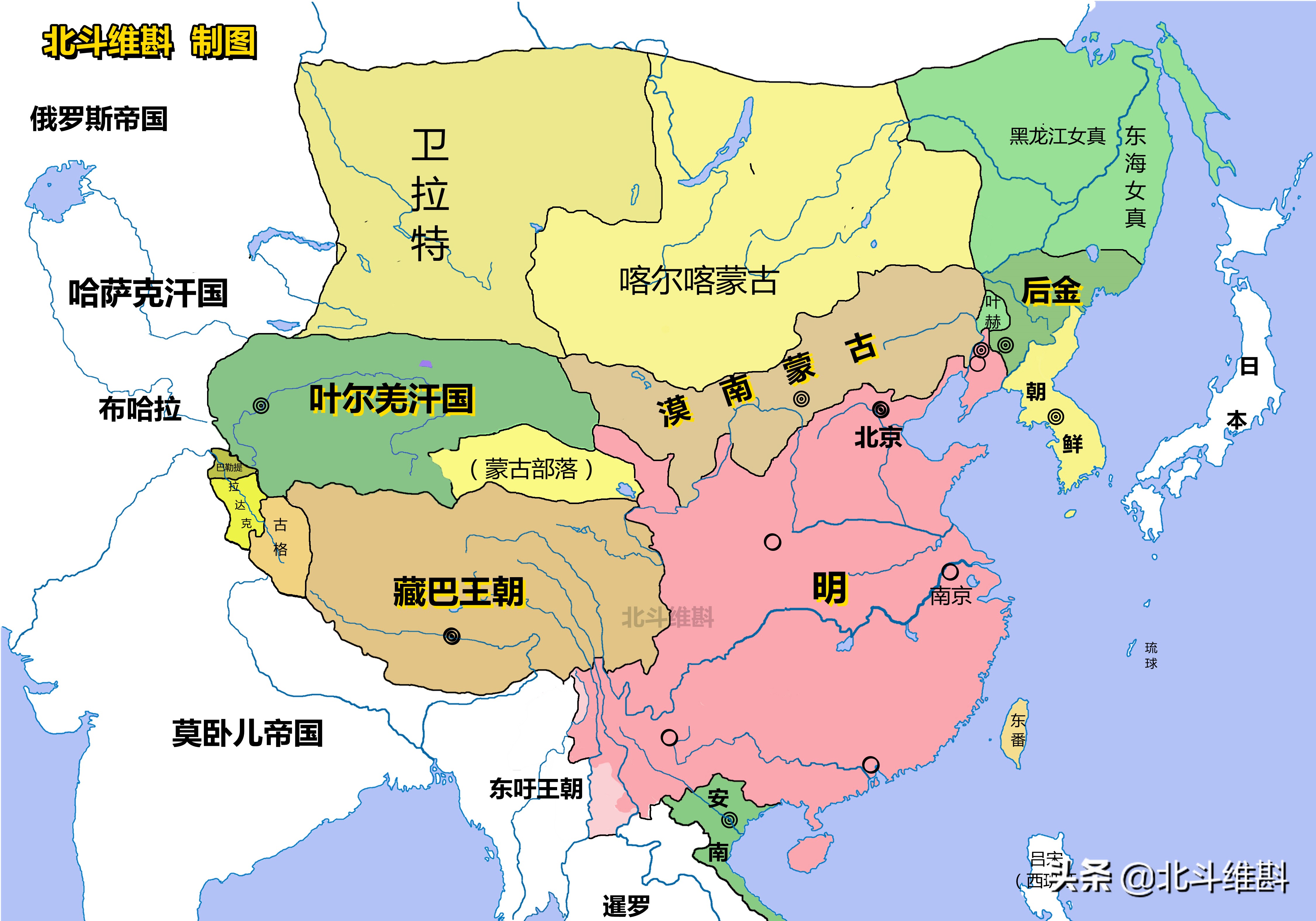 From the map to see the changes in the map of the Ming Dynasty - iMedia