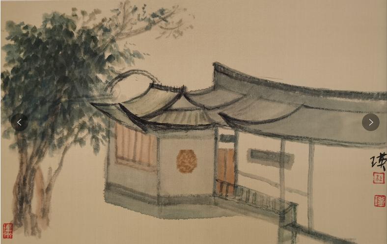 A group of poems and paintings in Gong Zizhen Memorial Hall (Du Linying ...