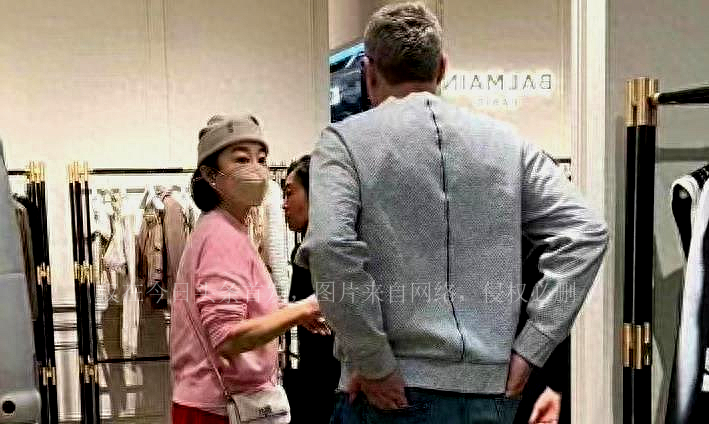 Brigitte Lin went shopping in Paris. Passers-by captured her true state ...