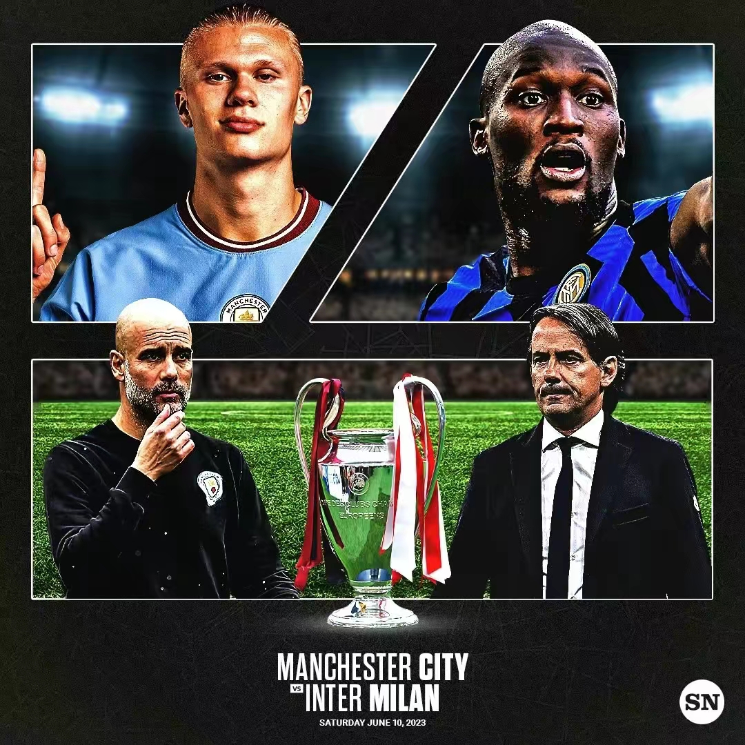 CCTV5 broadcasts the UEFA Champions League final: Manchester City vs ...