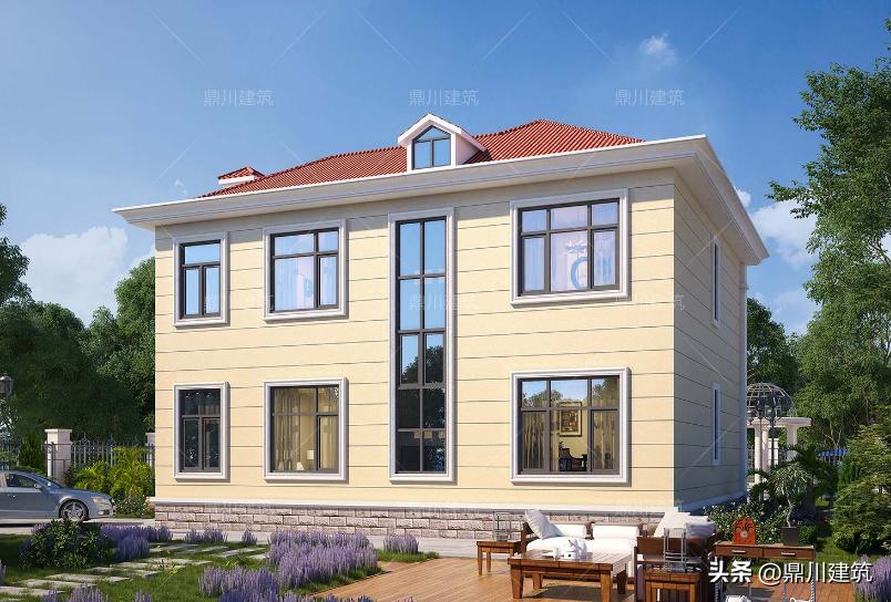 5 sets of villas with large terraces, simple and square, and easy to ...