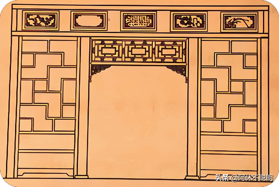 Chinese-style ancient architecture: Bogu frame named Duobaoge indoor ...