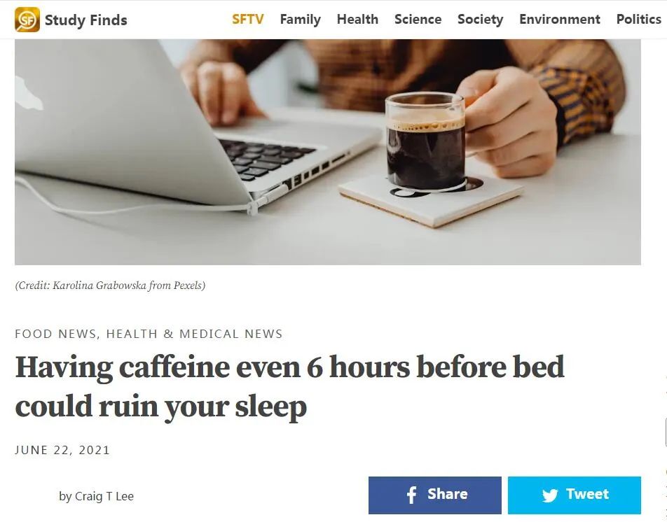 A sleepy and awake question: How long before going to bed does ...