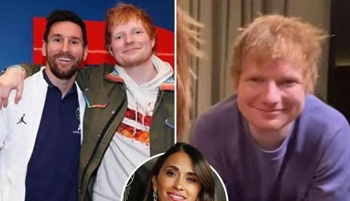 Messi and his wife took a photo with Boss Huang, and the woman ...