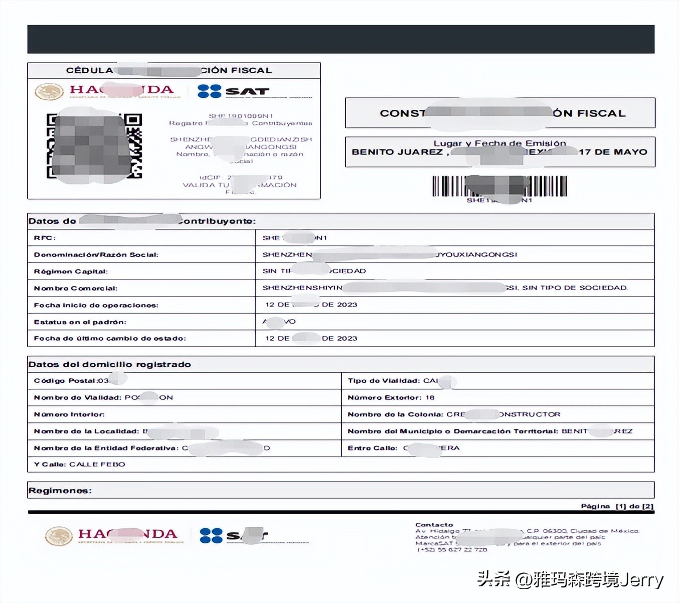 How to apply for Mexico RFC tax number? - iNEWS