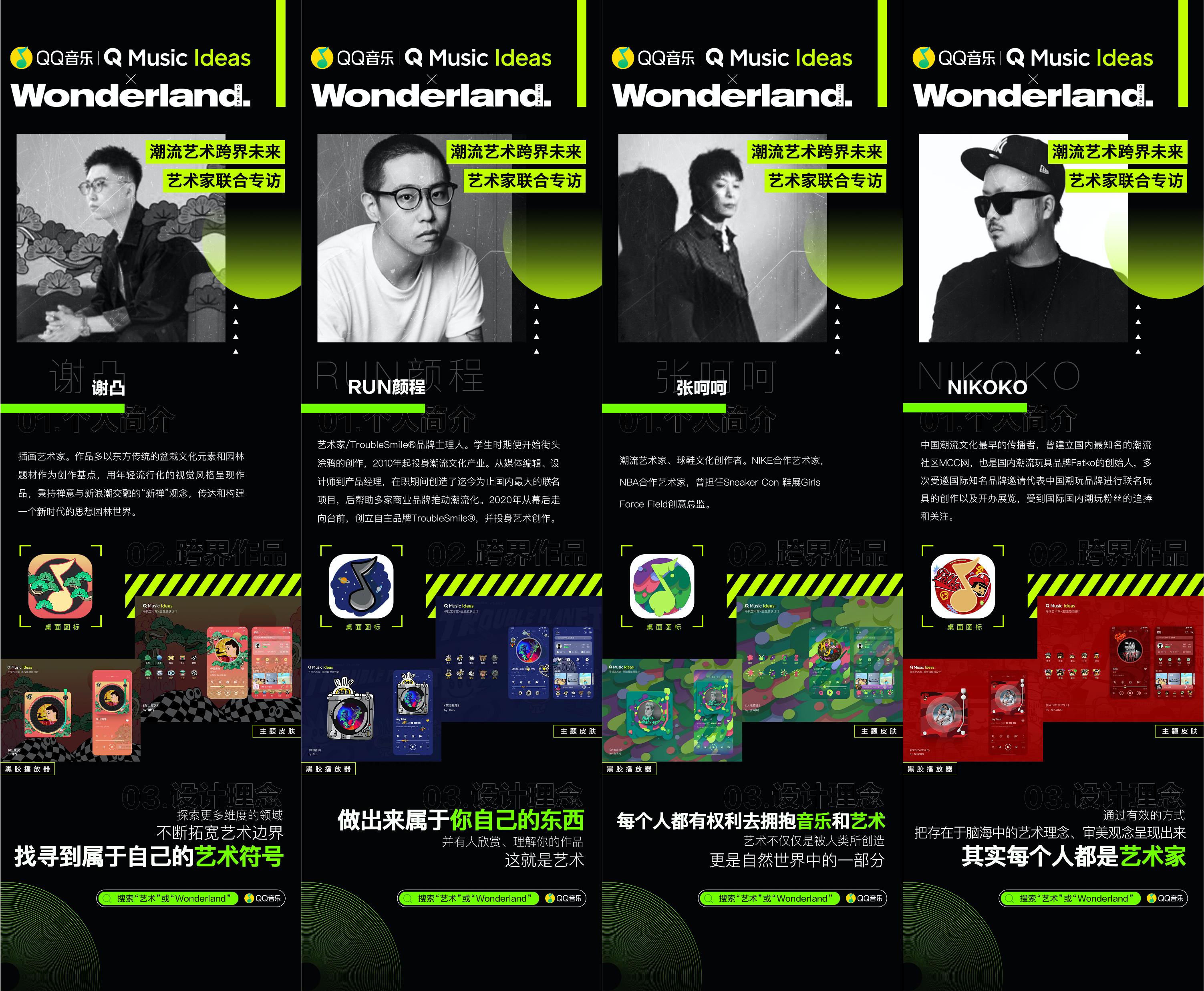 15 artists, QQ Music, "New Vision Wonderland." Discuss the philosophy ...