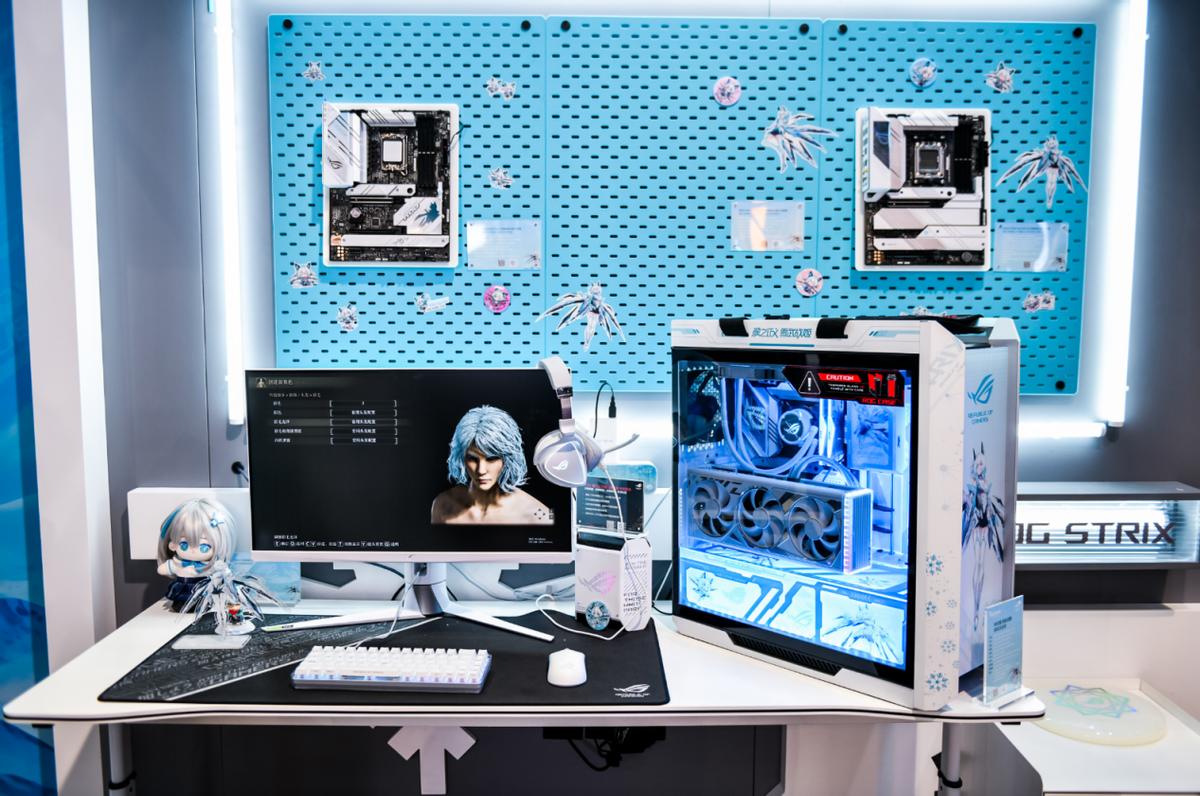 BW2023 exhibition, cool ROG booth ASUS display shines - iNEWS