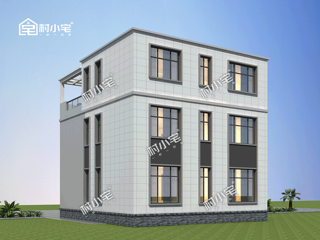 A modern villa with an area of 119 square meters!young love - iNEWS