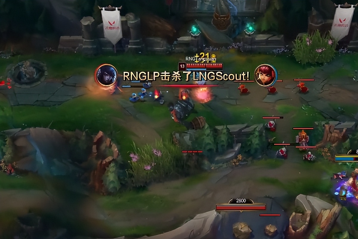 RNG's mid laner is doing his best, and LNG's performance is outstanding ...