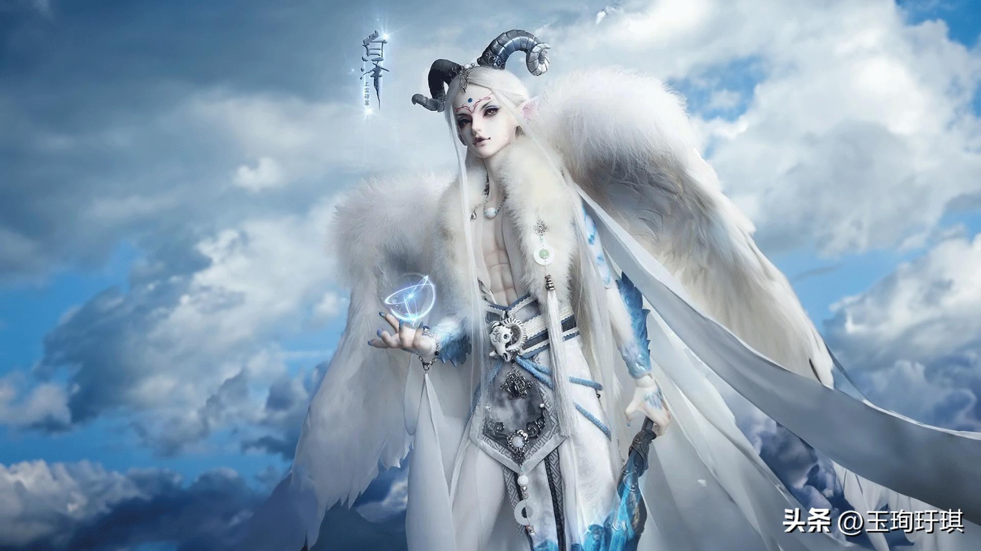Shan Hai Jing Strange Beast: Bai Ze, is regarded as an auspicious and ...