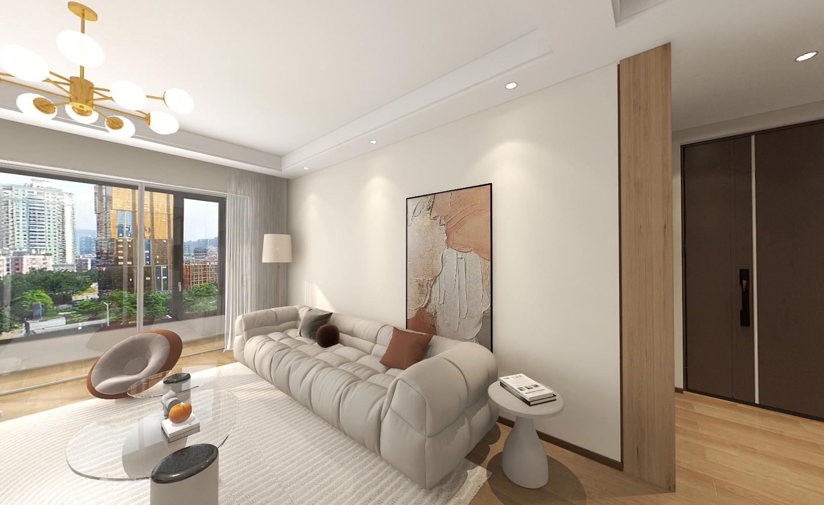 Deyuan Mansion has three rooms and two halls, 140 square meters, modern ...