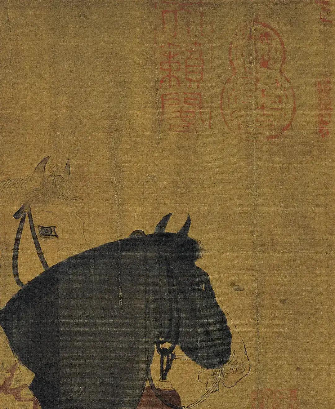 Appreciation of Han Gan's paintings "Horse Herding Picture", "White ...