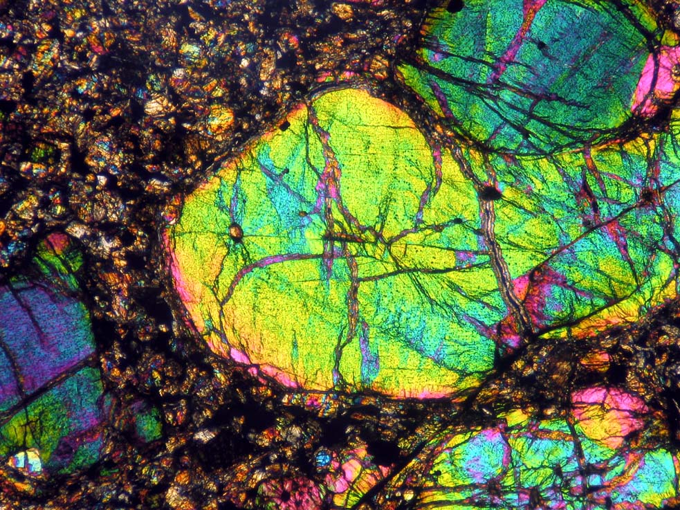 Tissint Martian meteorite flakes - iNEWS