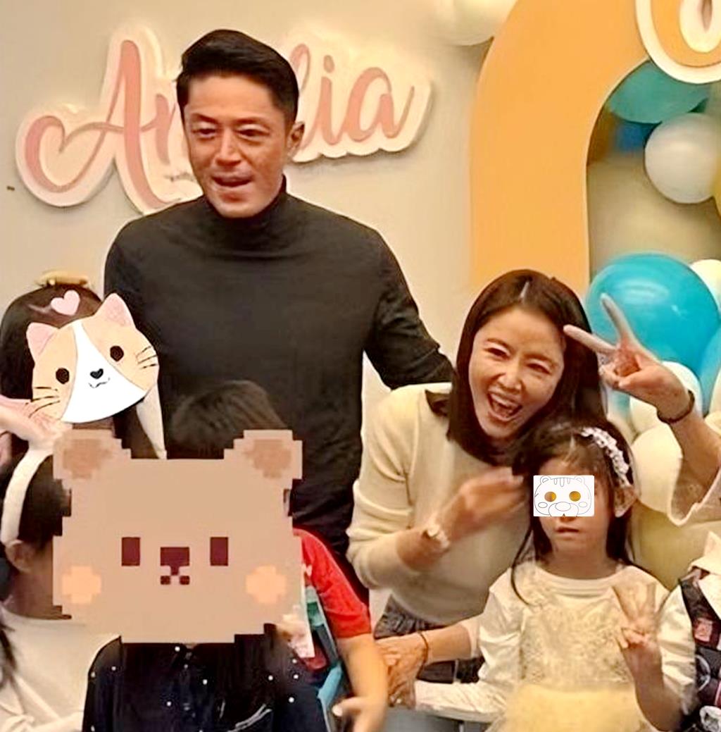 Ruby Lin's 6-year-old daughter's face photo exposed, her facial ...