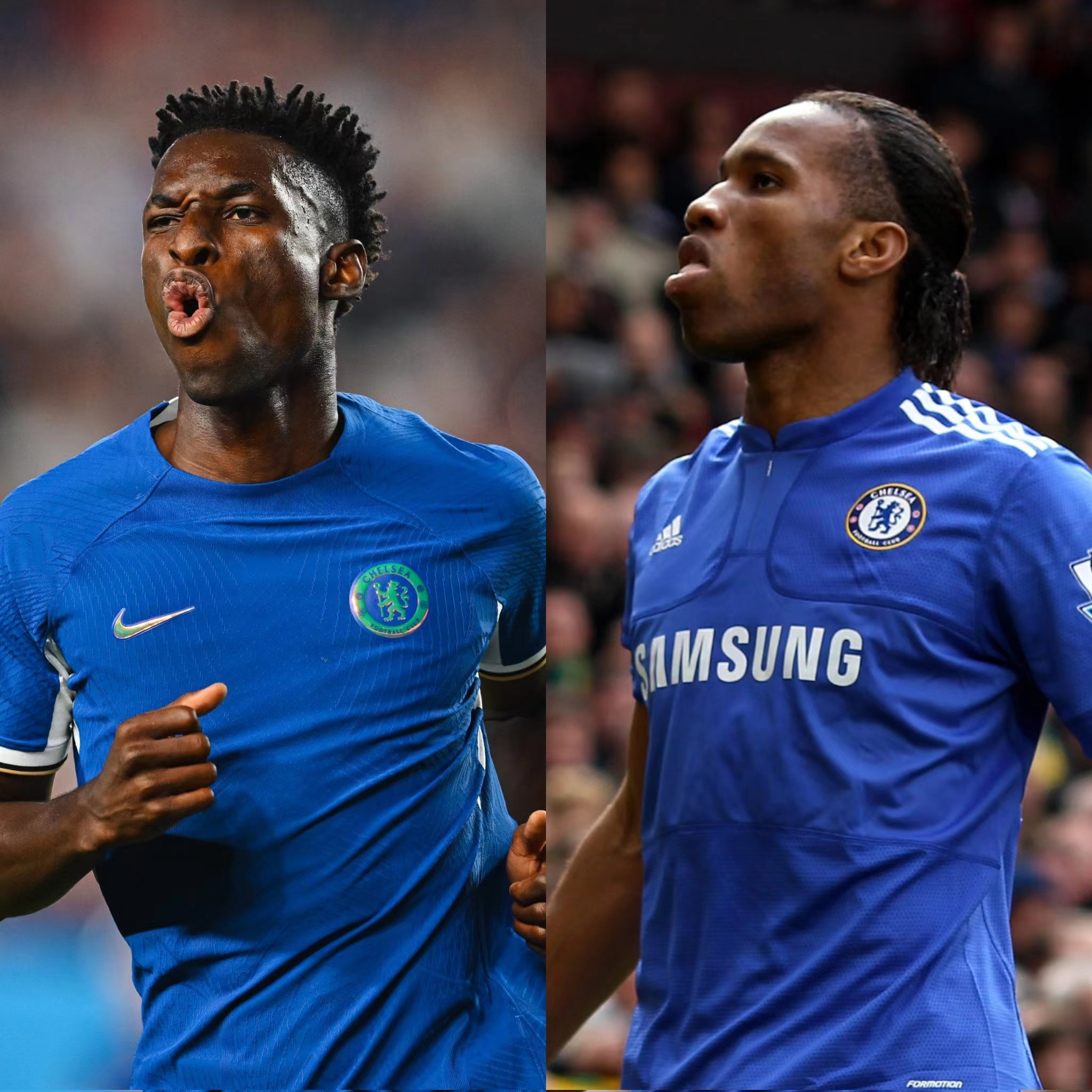 22-year-old new Drogba! Chelsea's new center Jackson scored 4 goals in ...