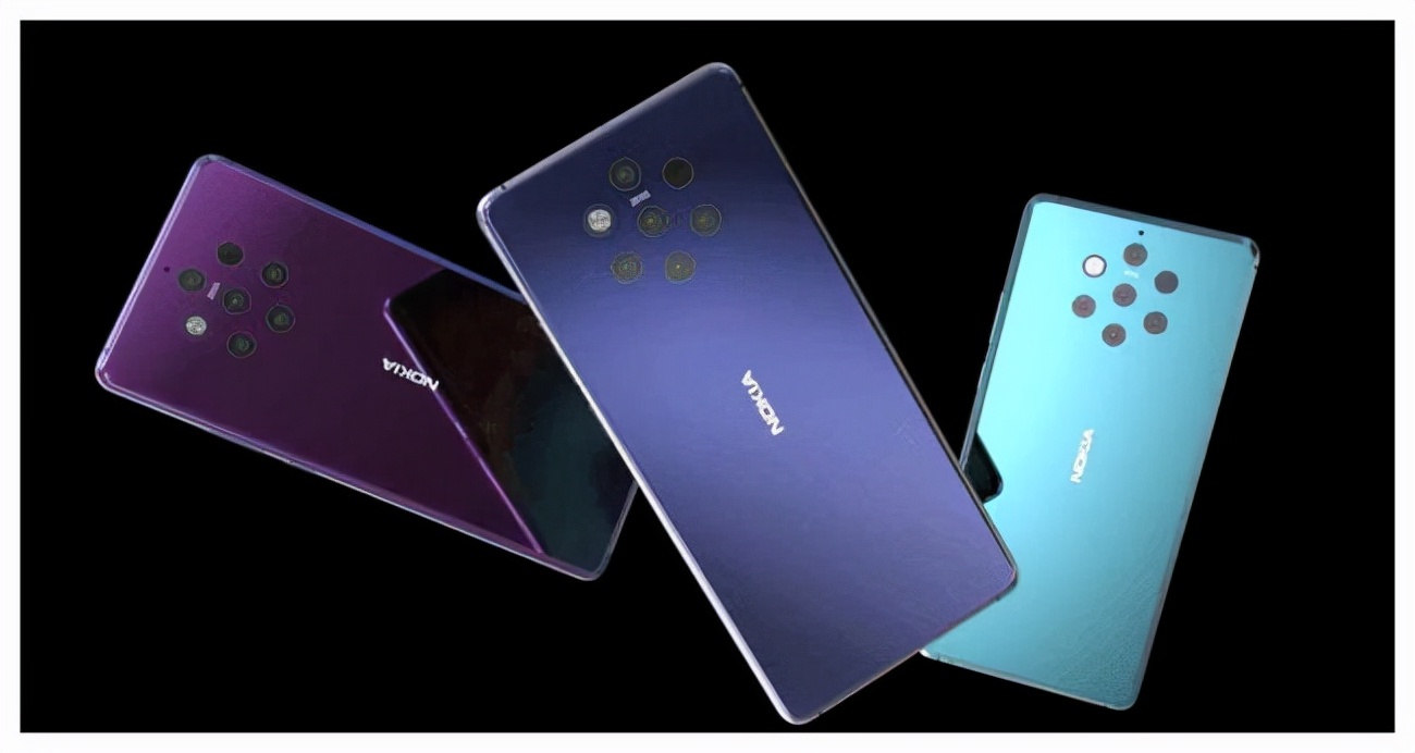 Nokia's new concept phone is exposed, the rear five-camera design is ...