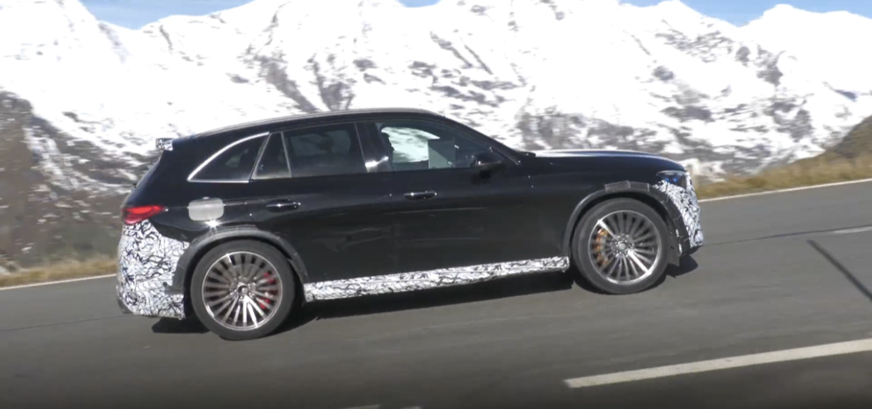 Equipped with 2.0T plug-in hybrid new AMG GLC43 and GLC63 real car ...