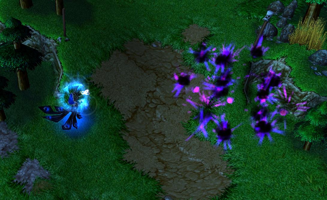 Warcraft 3: In addition to the death knight, the common mage lich is ...