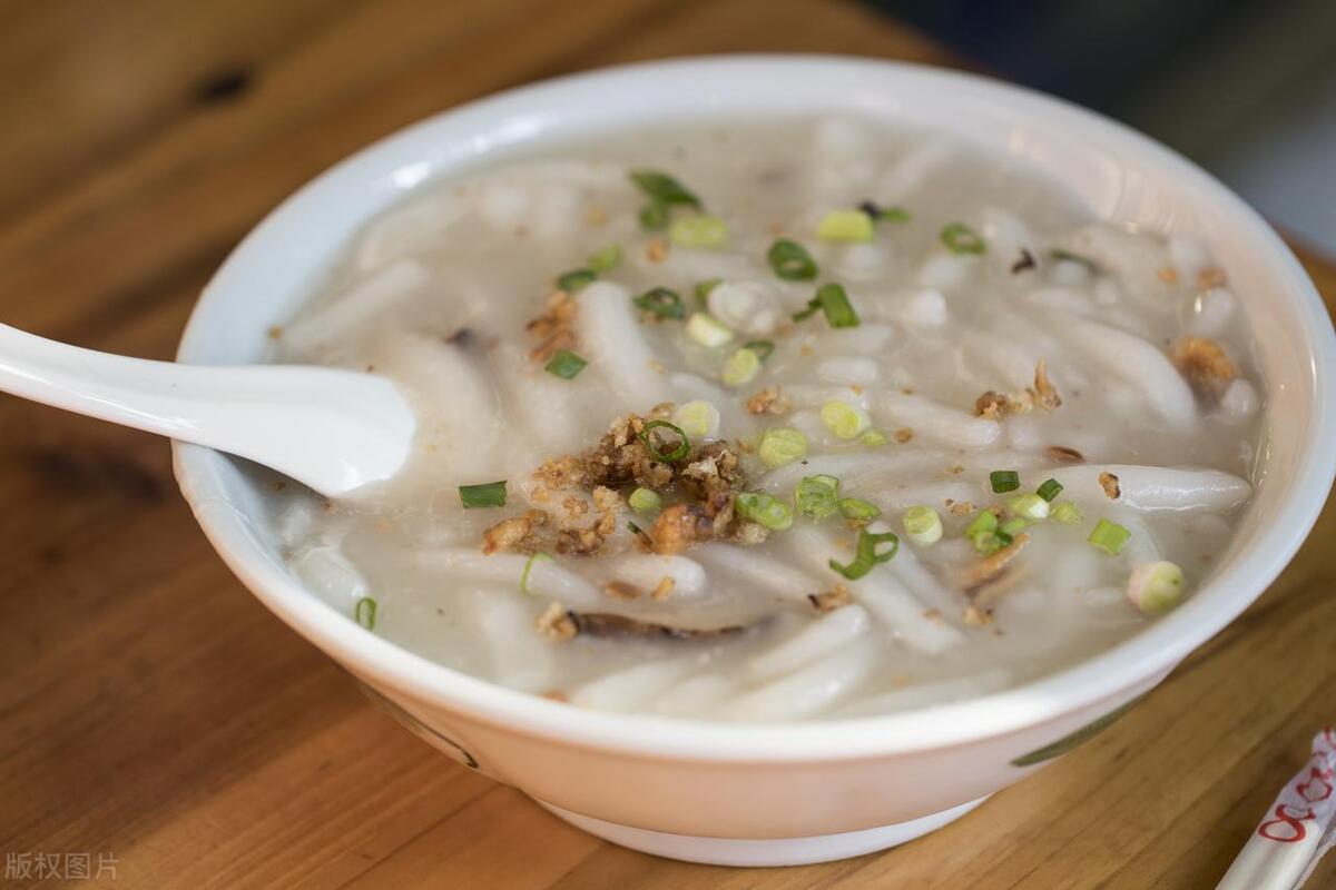 Tingzi porridge, the smooth rice grains are bursting in the mouth, and ...