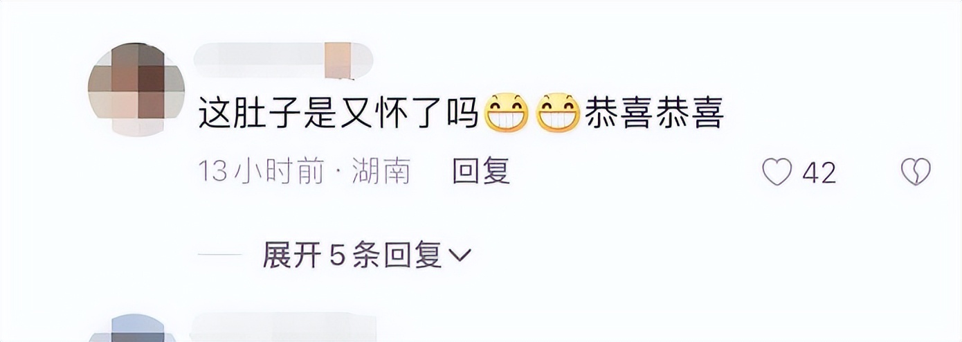 Added new members? Zhang Jizhong and his beautiful wife Du Xinglin went out, the belly bulge ...