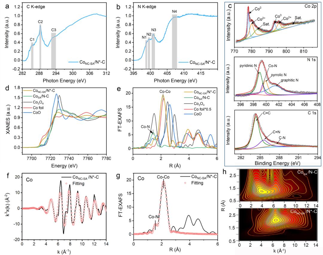 Interfacial water activation of single-atom Co-N₃ site coupling-coated ...