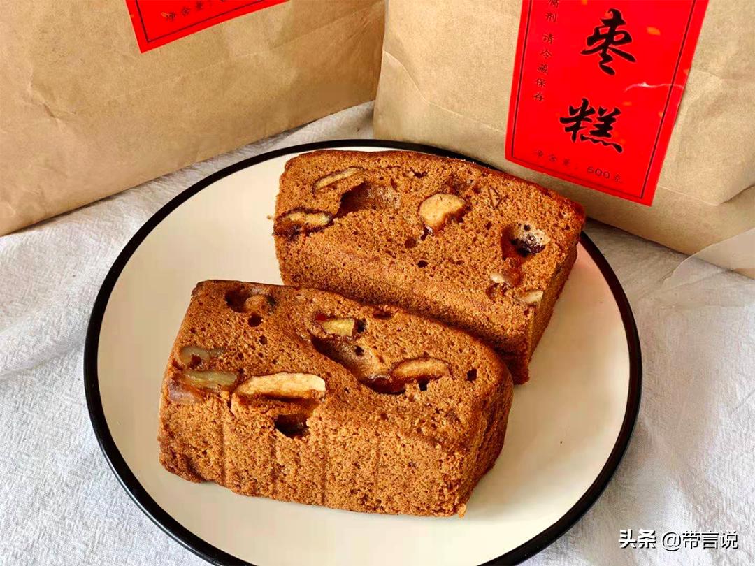 The first jujube cake in winter is delicious, fried with a thick jujube ...