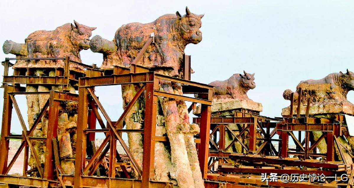 In ancient times, why was the Yellow River iron ox pulling the iron ...
