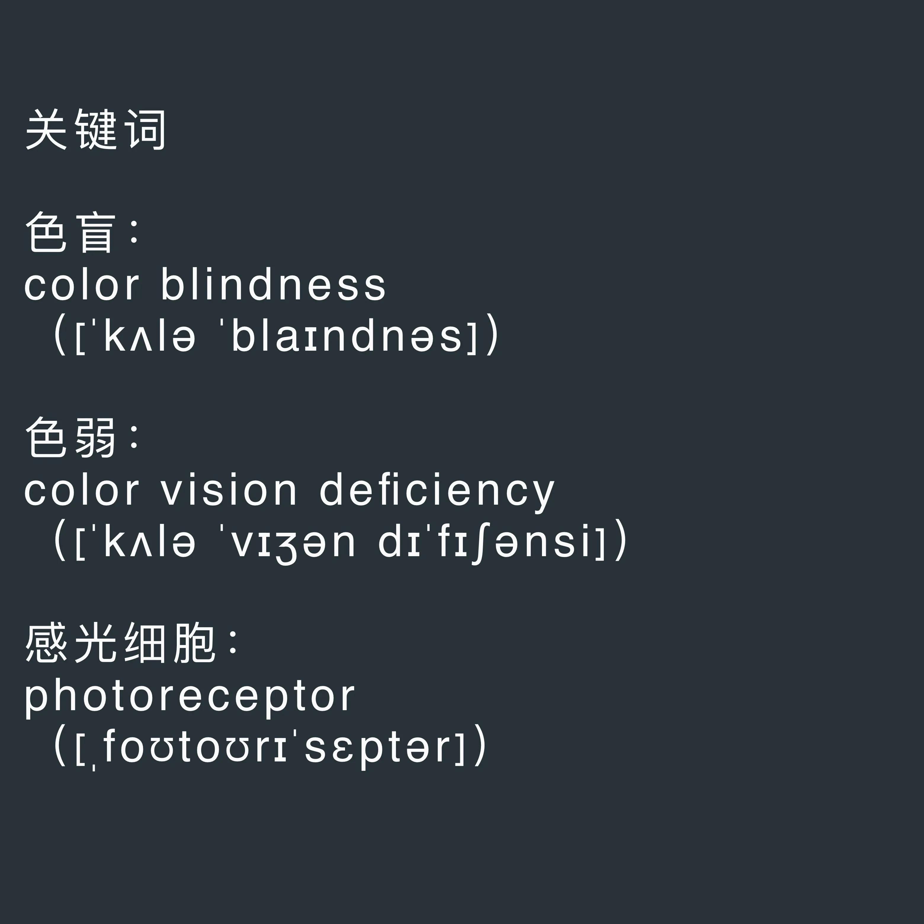 The Mystery of the Eye: The Peak Shift of Photoreceptor Cells from the ...