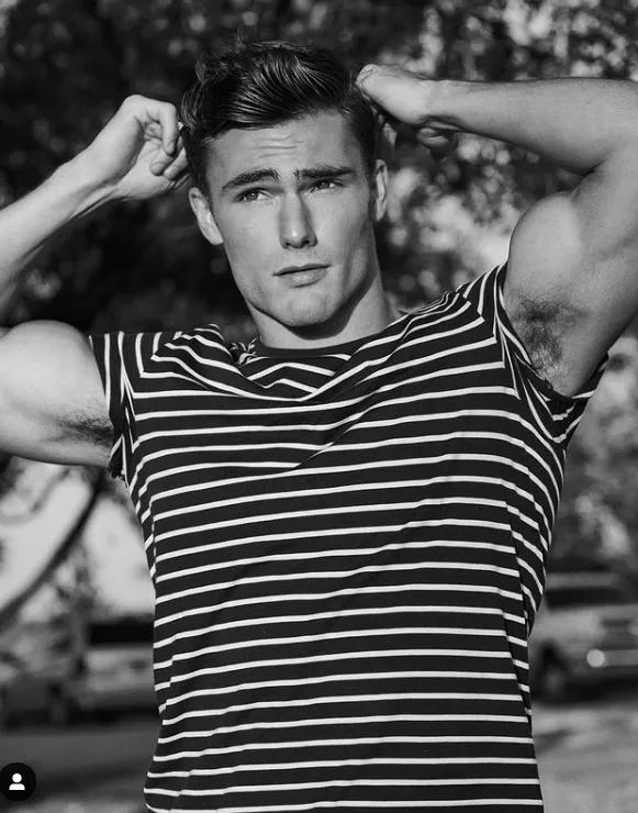 American handsome male model Levi Conely - iNEWS