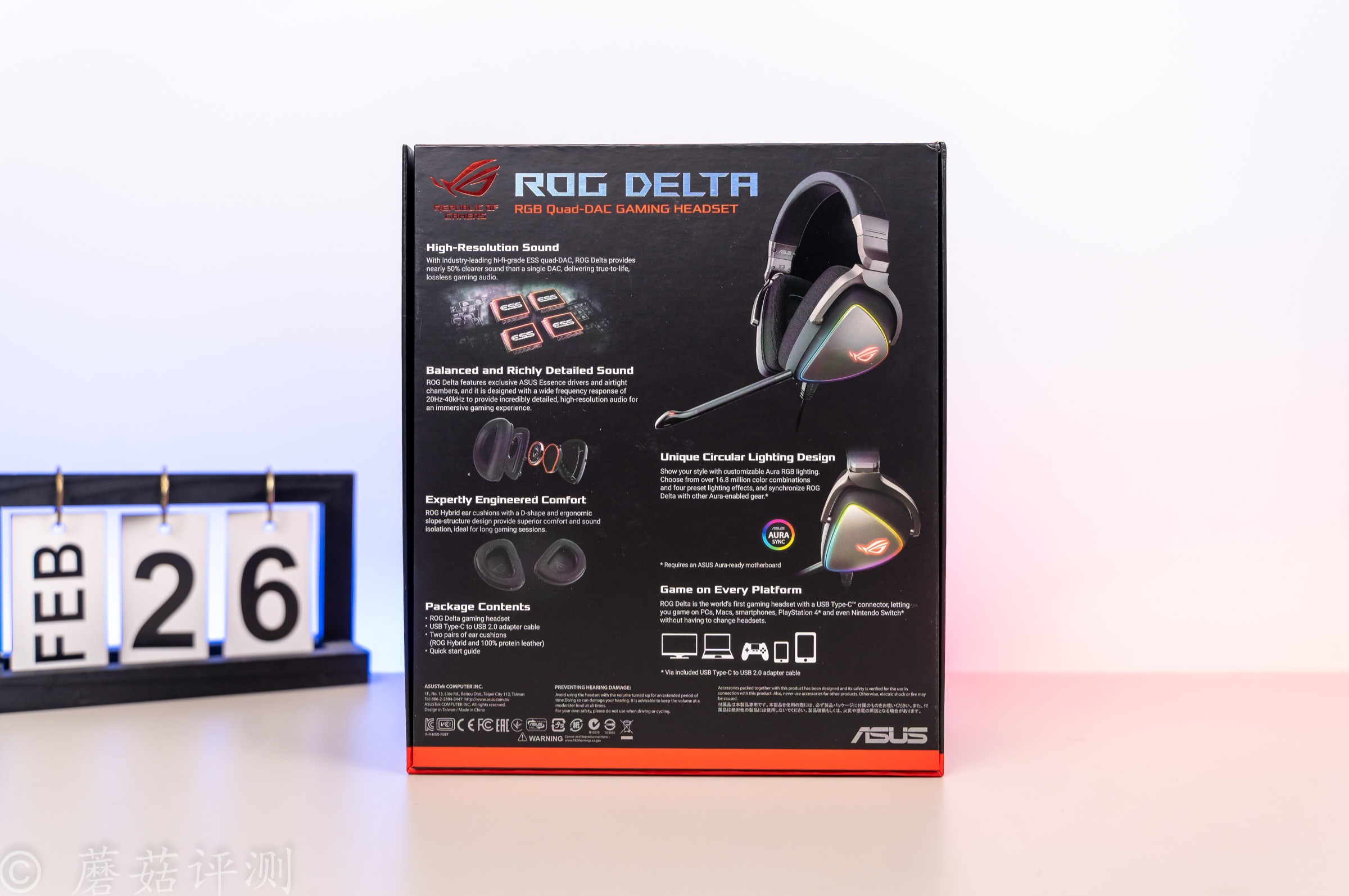 Appearance, texture, sound quality, ASUS ROG Prism Lens Wearable Gaming ...