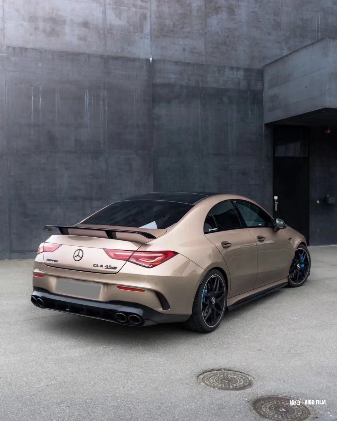 Eber color changing film PET super bright metal champagne gold-Benz, as ...