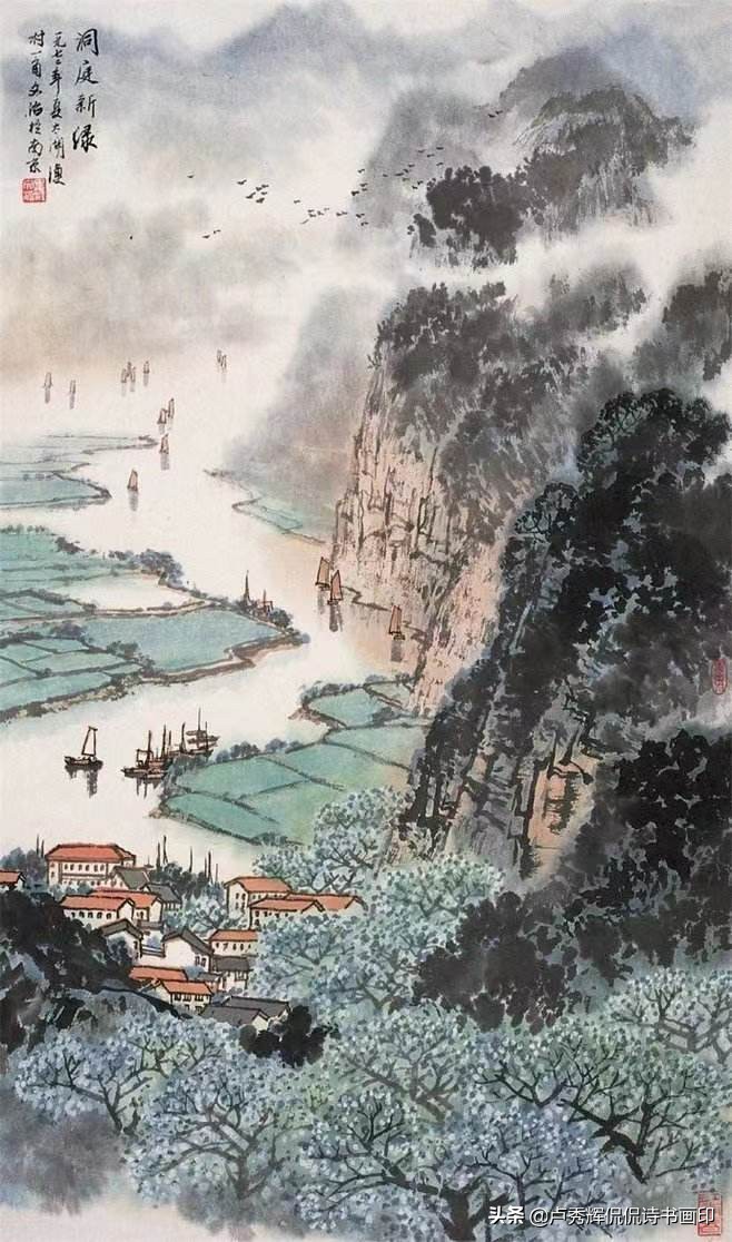 The rise of new landscape painting gave Song Wenzhi an opportunity for ...