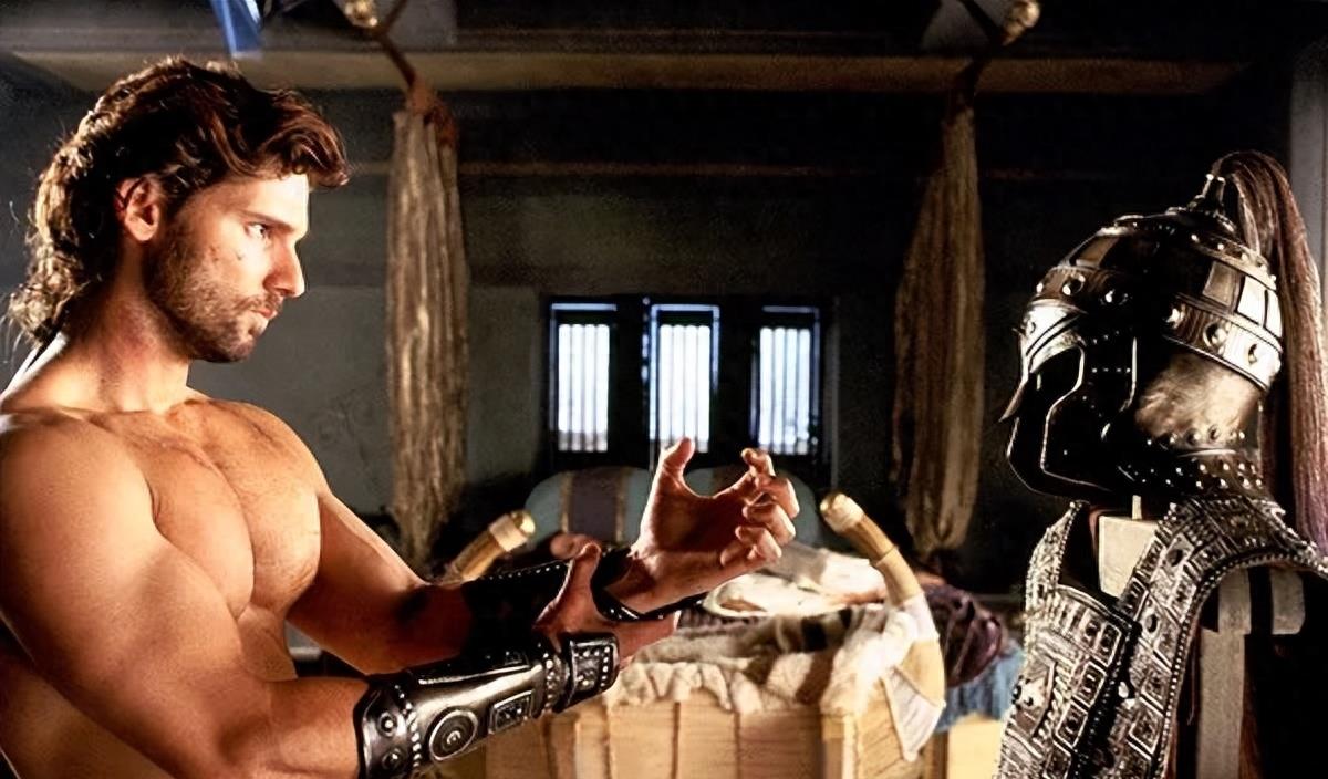 Adapted from ancient Greek mythology, "Troy" uses a large number of ...