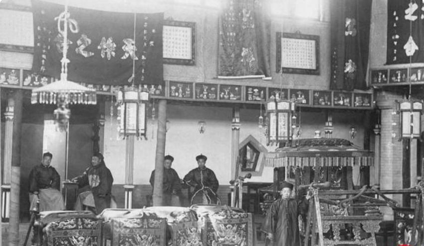 Old photos: the real wedding scene in the late Qing Dynasty, very ...