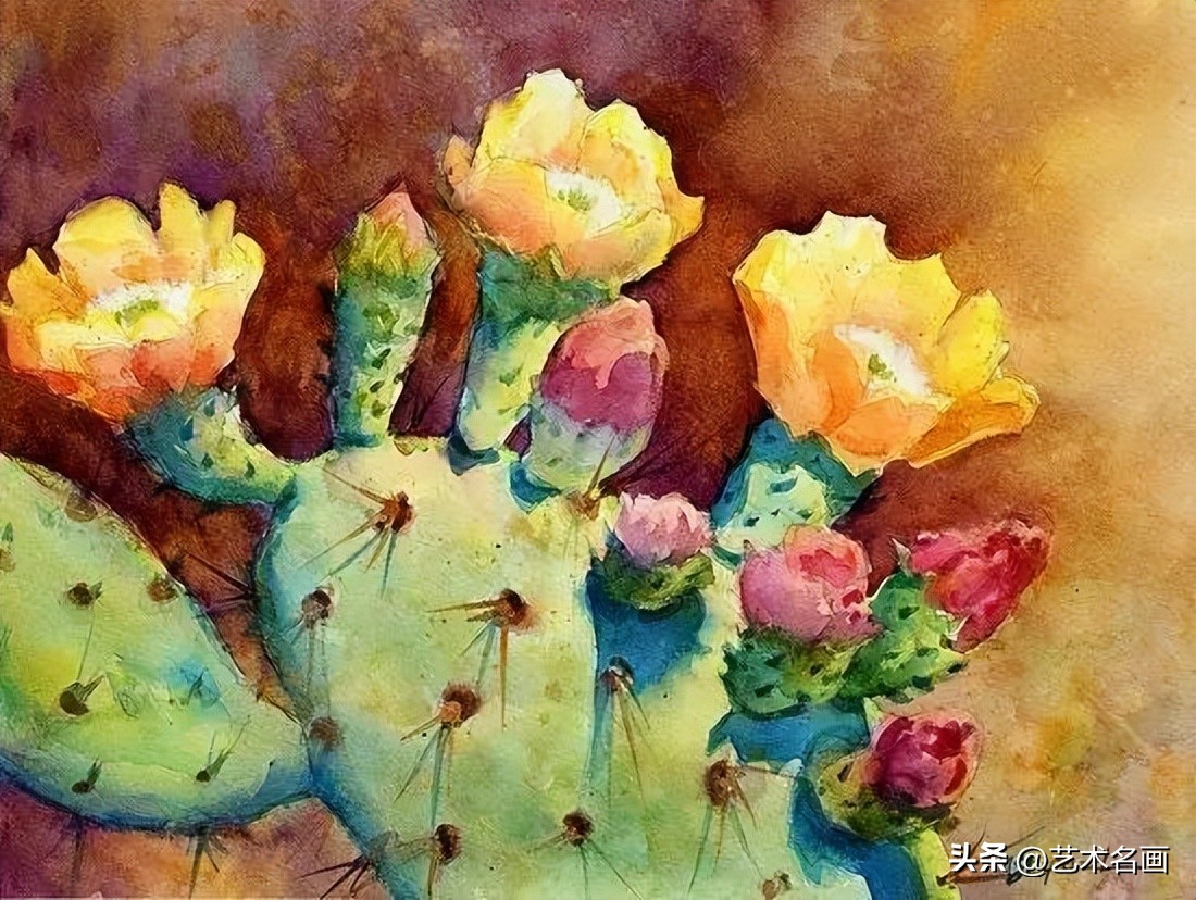 Cactus in Watercolor, Sure to Beautify Your Heart︱Mary Shepard ...