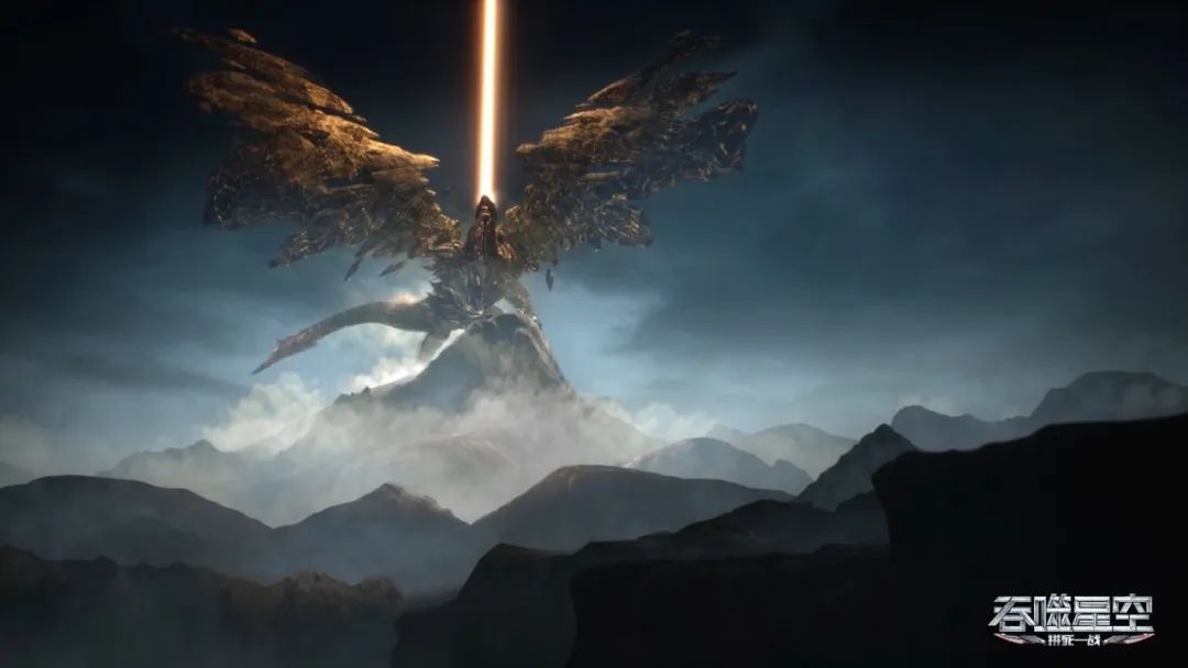 Devouring the starry sky, the appearance of the golden-horned behemoth ...